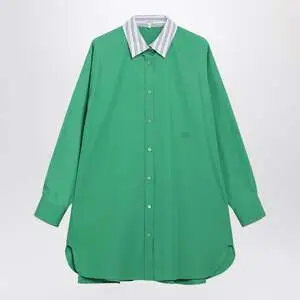 Loewe Cotton Shirt Dress - Green