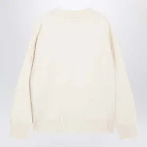 AMI Paris De Coeur Wool Cardigan