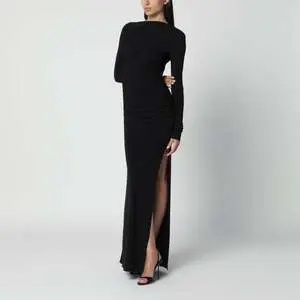 Andamane The Attico Open-back Stretch Jersey Maxi Dress - Black