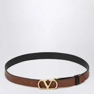 Valentino Garavani Reversible Vlogo Signature Belt - Black