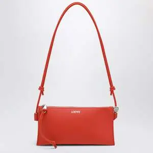 Loewe Calfskin Nappa Leather Joya Pouch - Orange