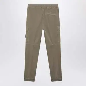 Stone Island Cotton Cargo Joggers - Green