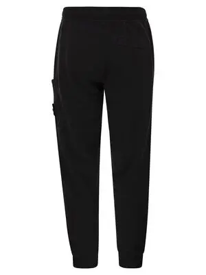 Stone Island Cotton Jogger Trousers With Cargo Pocket And Compass Badge