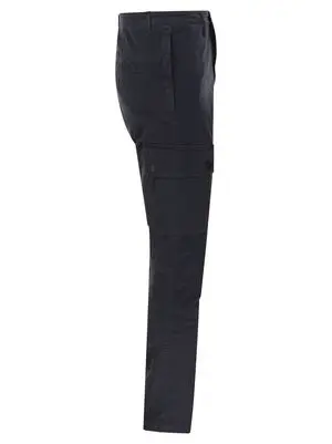 Stone Island Slim-fit Cargo Trousers - Blue