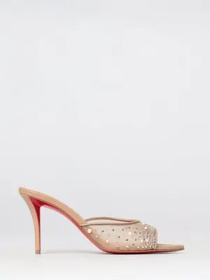CHRISTIAN LOUBOUTIN Embellished Mesh Mules