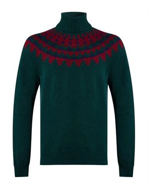 ZANONE Turtleneck Dark Size Virgin Wool - Green