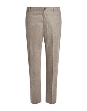 JACOB COHЁN Pants Taupe Size Virgin Wool, Elastane, Polyester, Cotton - Grey