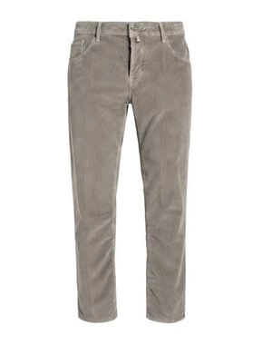 JACOB COHЁN Corduroy Tapered Leg Pants - Light Grey