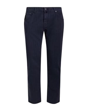 JACOB COHЁN Pants Size Cotton, Elastane, Polyester - Blue