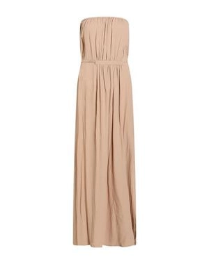 DOUUOD Maxi Dress Size Acetate, Silk - Sand