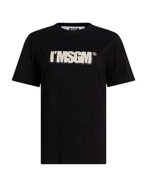 MSGM T-shirt Size Cotton - Black