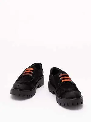 Prada Laced Suede Loafers