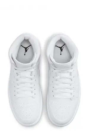 JORDAN Air 1 Mid Sneakers - White/white/white