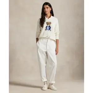 Ralph Lauren Spelman College Polo Bear Sweater - Nevis