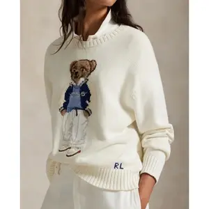 Ralph Lauren Spelman College Polo Bear Sweater - Nevis