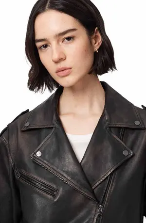 ALLSAINTS Samina Leather Biker Jacket