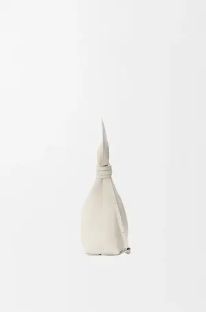 Loewe Medium Scarf Bag In Smooth Calfskin - Snow-white