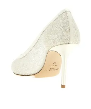 JIMMY CHOO Love 85 Candyfloss Glitter Pumps