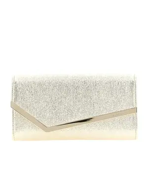JIMMY CHOO Flap Clutch - Yellow