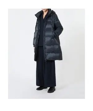 Max Mara Long-sleeved Hooded Down Jacket