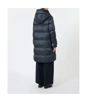 Max Mara Long-sleeved Hooded Down Jacket