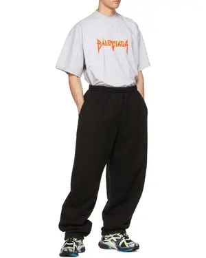 Balenciaga Oversized Metal Logo T-shirt