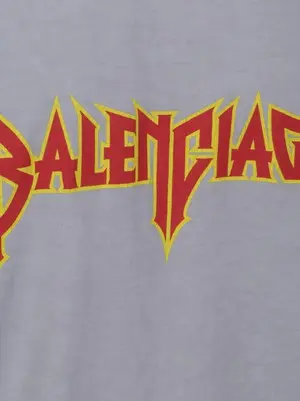 Balenciaga Oversized Metal Logo T-shirt