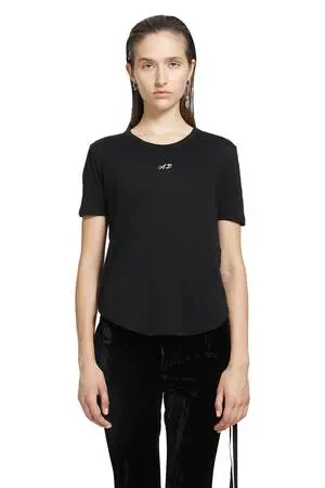 ANN DEMEULEMEESTER Floor Micro T-shirt - Black