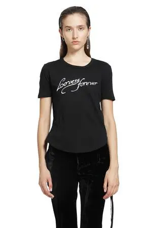 ANN DEMEULEMEESTER Floor Lovers Forever Micro T-shirt