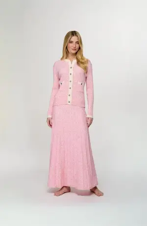 BY TESS Lila Cardigan - Pink