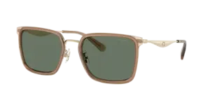 COACH Rectangular Sunglasses - Green Solid