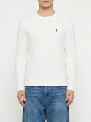 Polo Ralph Lauren Cable Knit Sweater - White