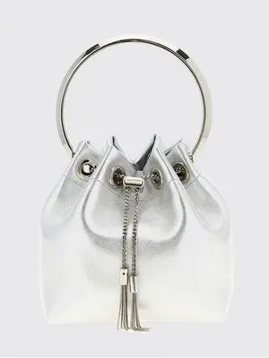 JIMMY CHOO Bucket Bag - Silver