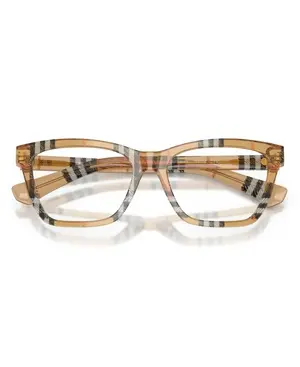 Burberry Rectangle Plastic Be2440 Eyeglasses