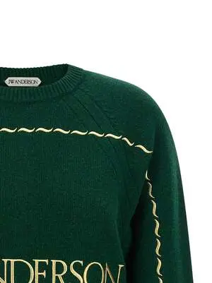 JW Anderson Embroidered Logo Crewneck Sweater