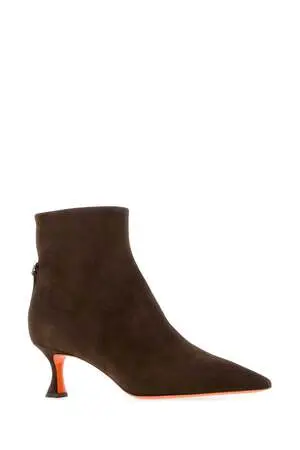Santoni Suede Giulié Ankle Boots
