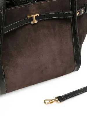 TOD'S Small Suede Bag - Brown