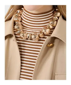 Max Mara Irregular Sphere Choker Necklace