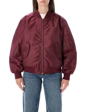 ANINE BING Zip-up Bomber Jacket - Viola