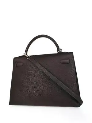 Hermès 2007 Fjord Kelly 32 Sellier Tote Bag - Brown