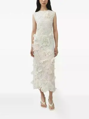 Simkhai Dahlia Floral-lace Midi Dress