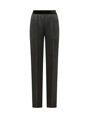 TOM FORD Silk Satin Pajama Pants - Black