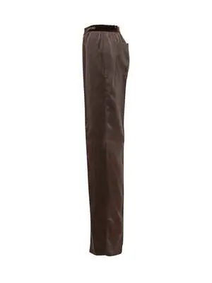 TOM FORD Silk Satin Pajama Pants - Espresso