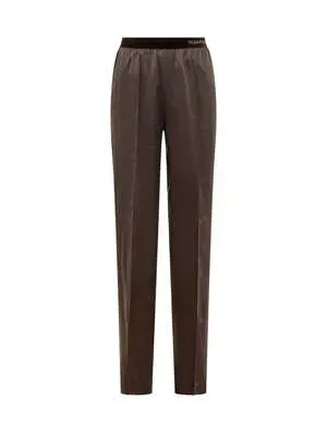 TOM FORD Silk Satin Pajama Pants - Espresso