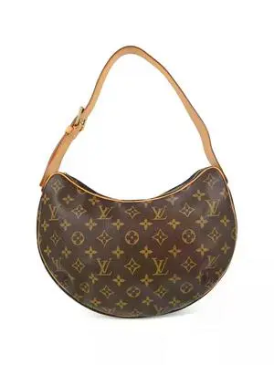 LOUIS VUITTON Monogram Croissant Handbag - Brown
