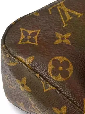 LOUIS VUITTON Monogram Canvas Mini Looping Handbag - Brown