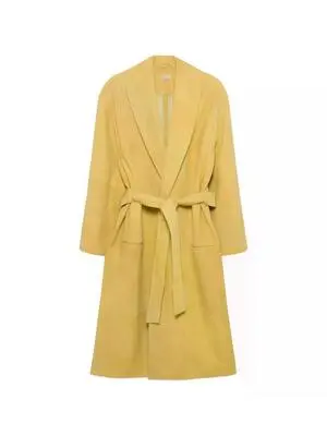Simkhai Enola Suede Coat - Yellow