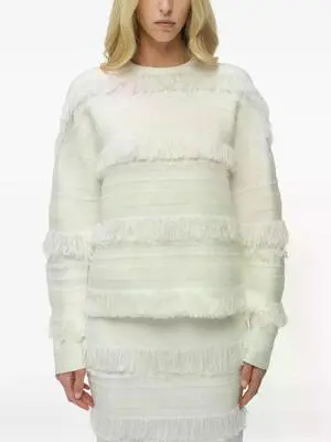 Simkhai Carrick Fringe-trimmed Sweater