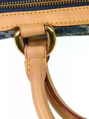 LOUIS VUITTON 2005 Monogram Denim Neo Speedy Handbag