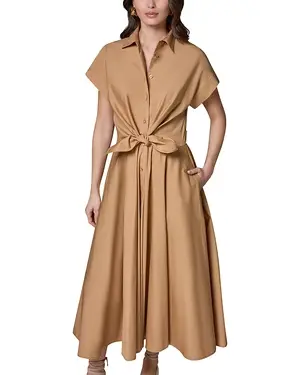 DONNA KARAN WEEKEND Donna Karan Maxi Shirt Dress - Fawn